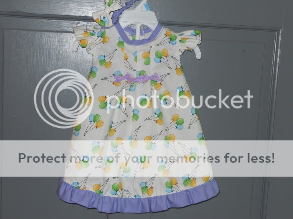 Butterick baby dresses and romper 3405 pattern review by BrightFeather